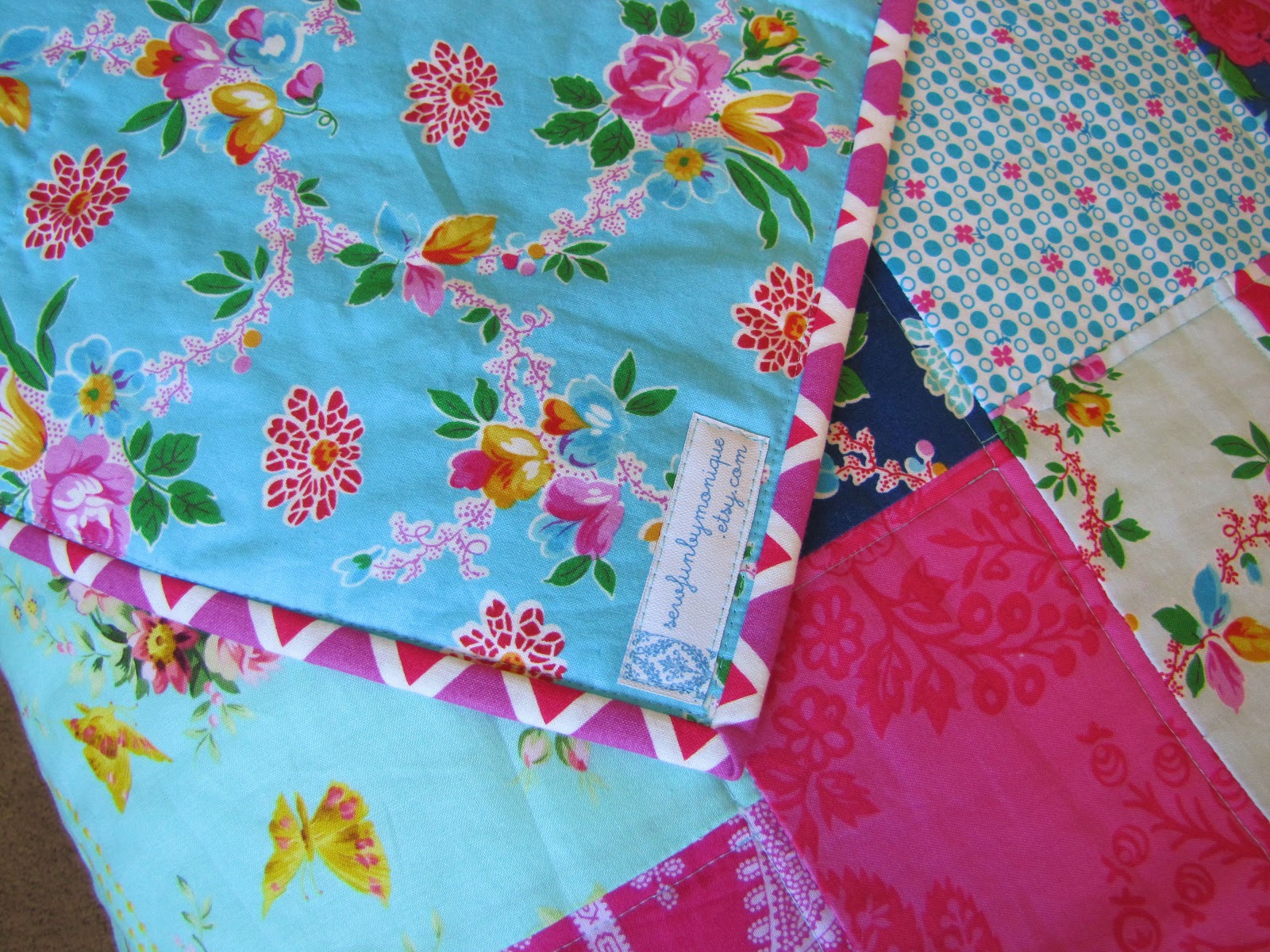 Monique's Stitches: Happy Land & Best of Jennifer Paganelli Quilt Done!