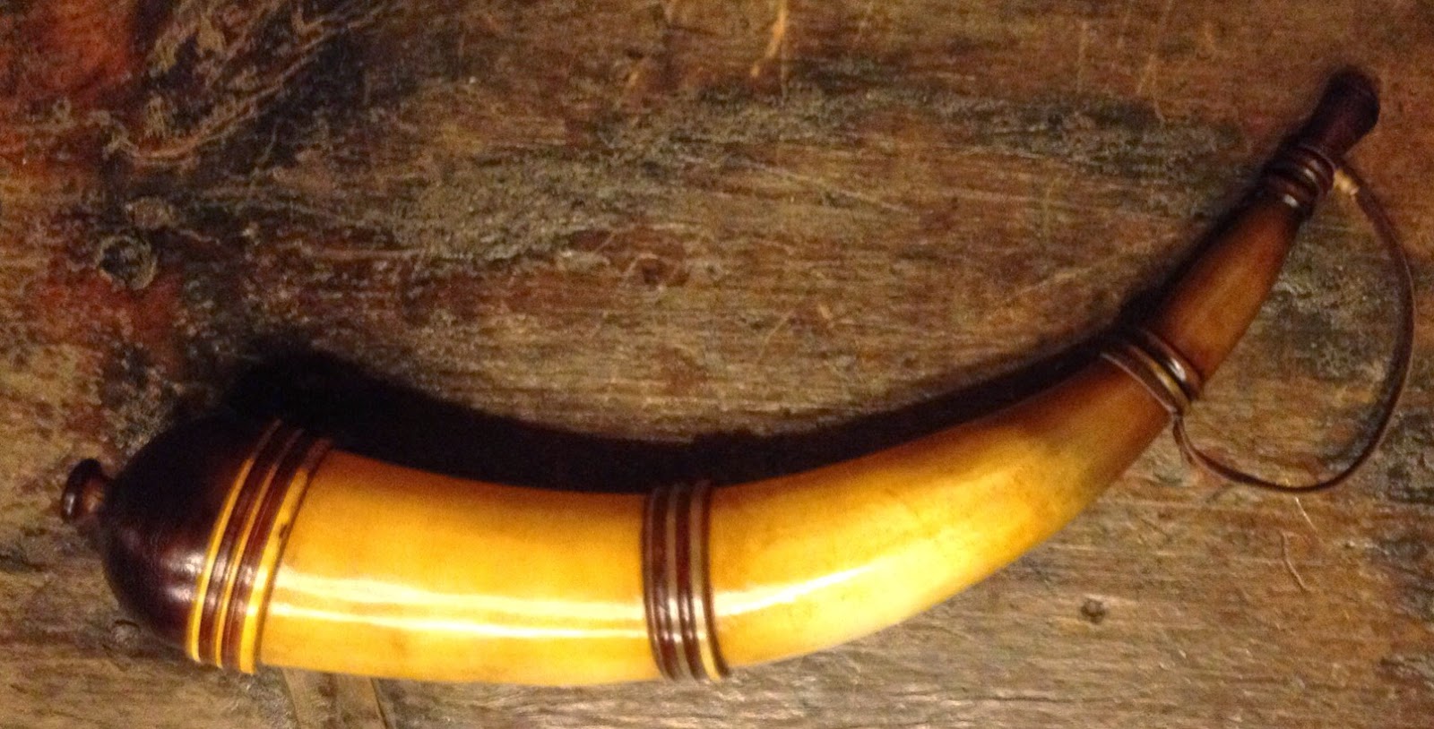 Contemporary Makers: Banded Powder Horn by Harry Hawthorne