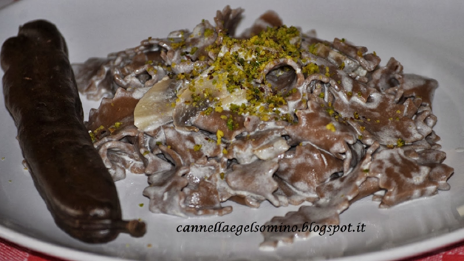 Pappardelle al carrubo – Cannella e Gelsomino