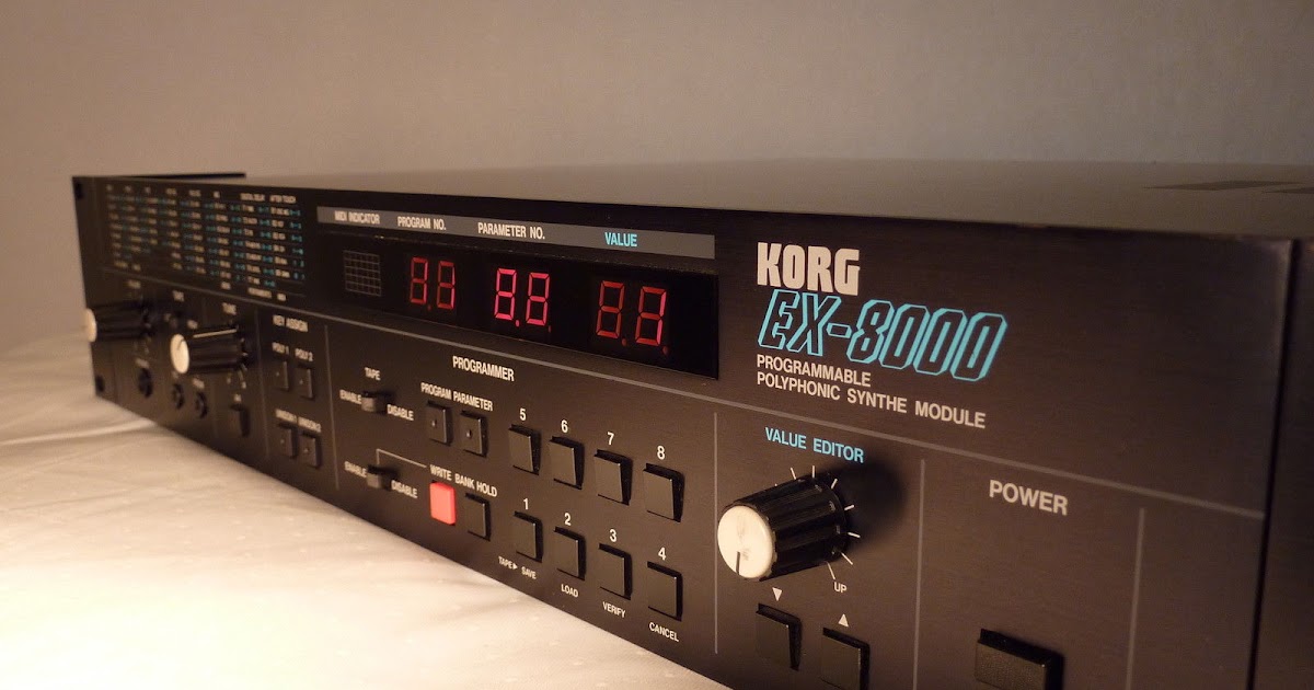 MATRIXSYNTH-B: Korg EX-8000 Digital/Analog Synth SN 002681