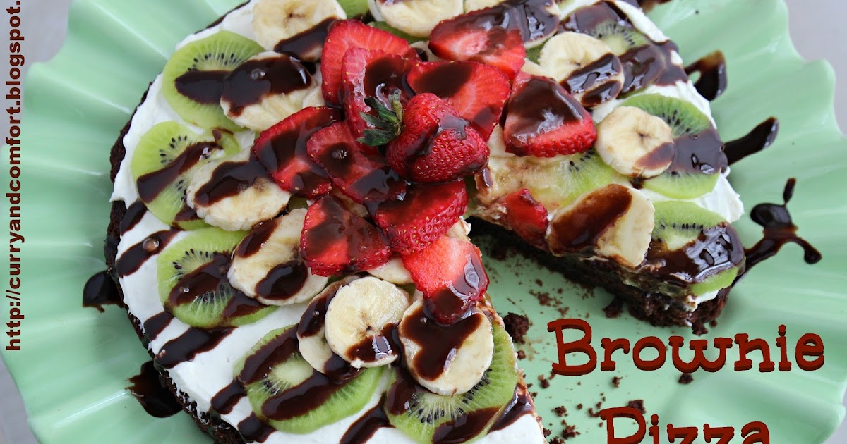 Kitchen Simmer: Brownie Pizza (Throwback Thursdays)