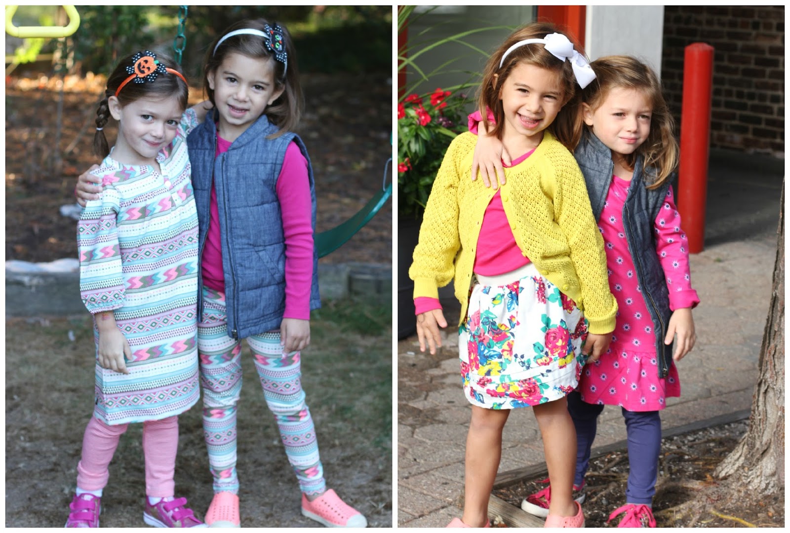 Fall Play Clothes for Girls With Easy DIY Headbands & Bows - The ...