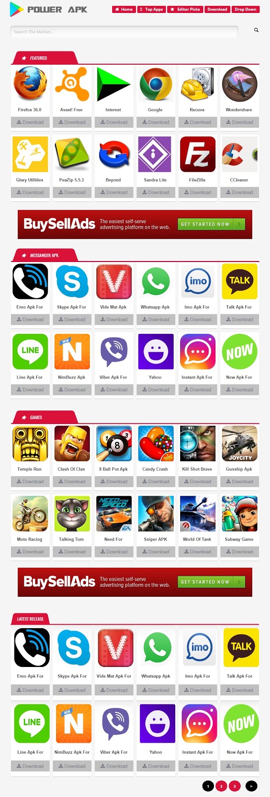 Templatezy Blogger Store | Power Apk Choose