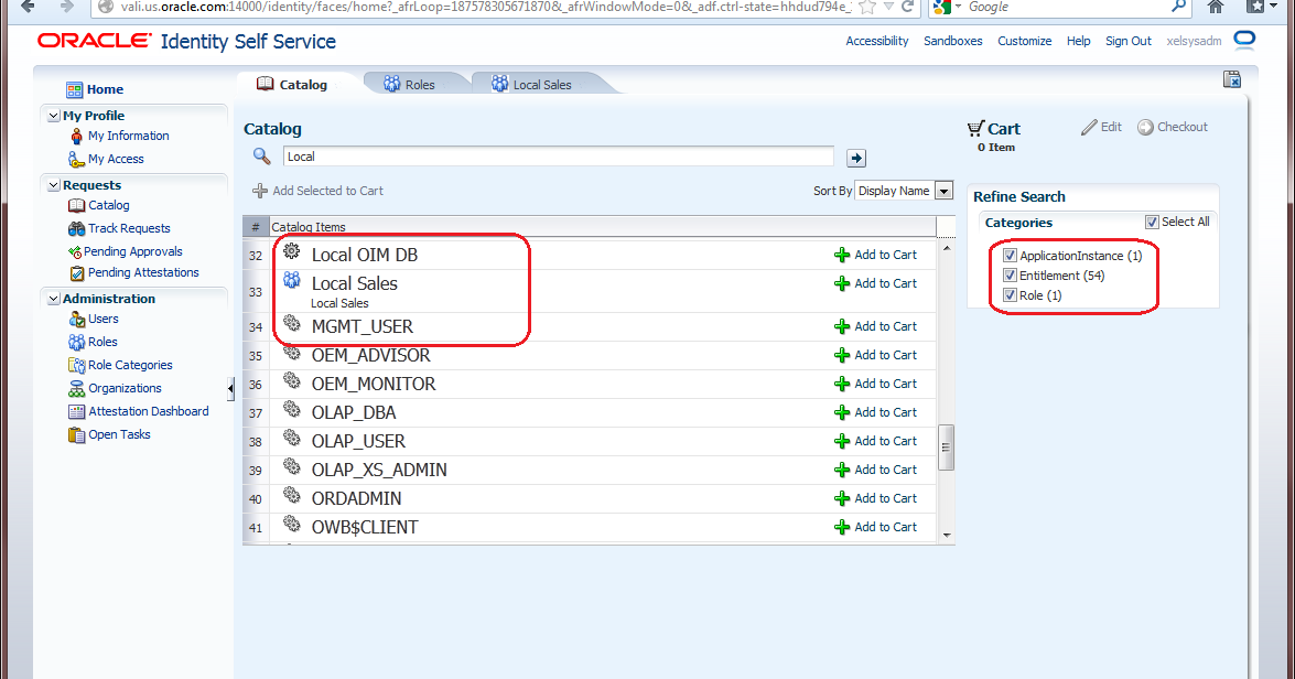 Oracle Fusion Middleware Security: OIM 11g R2 Catalog