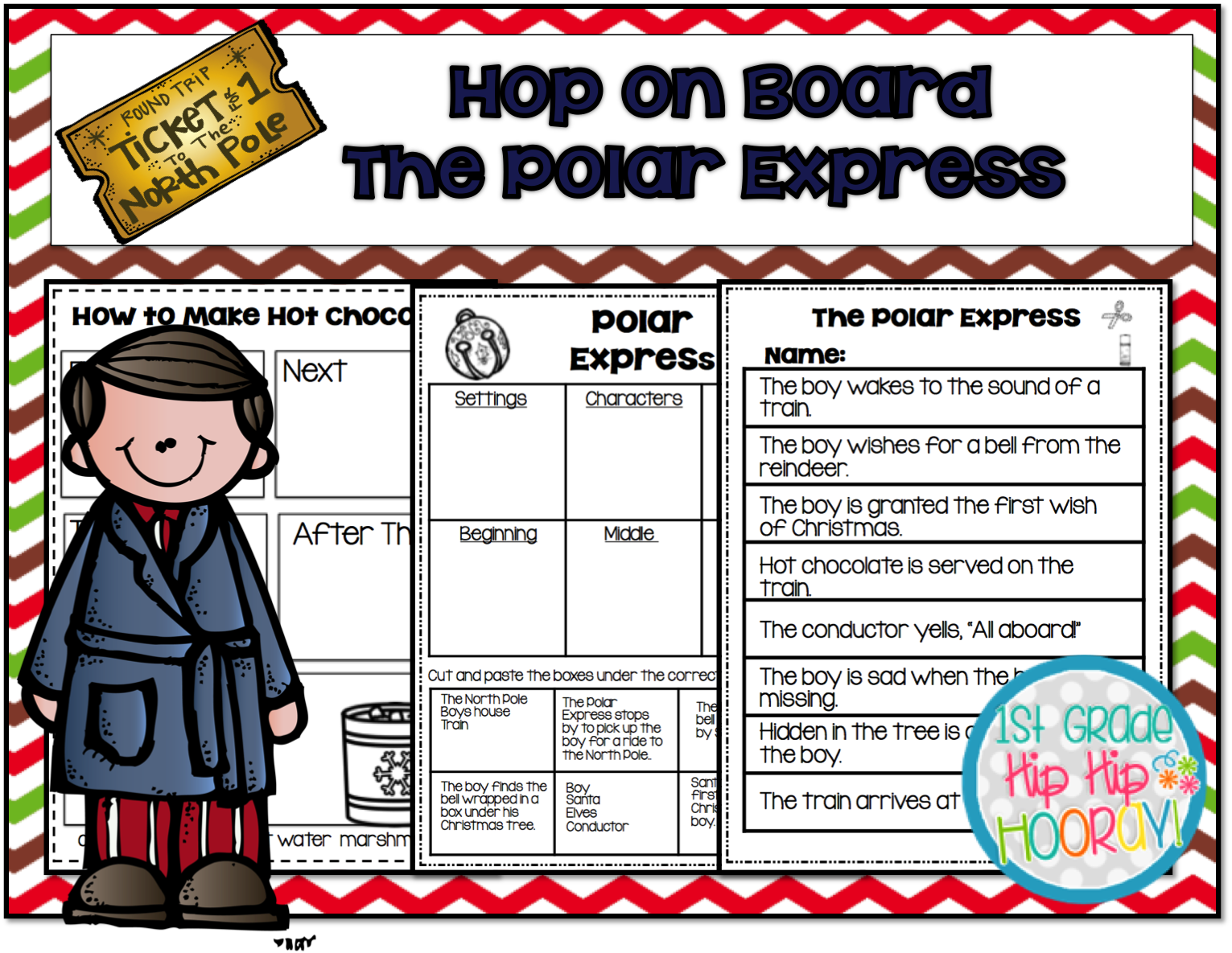 1st Grade Hip Hip Hooray!: Hop on Board the Polar Express!
