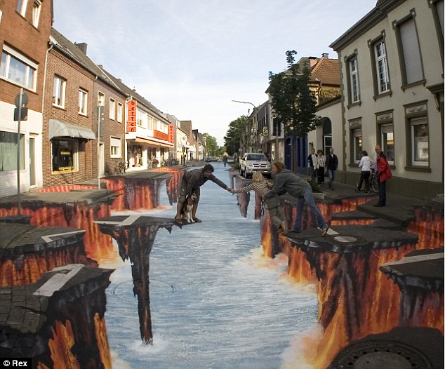 Virtual World of Blogging: Amazing 3d Street Art