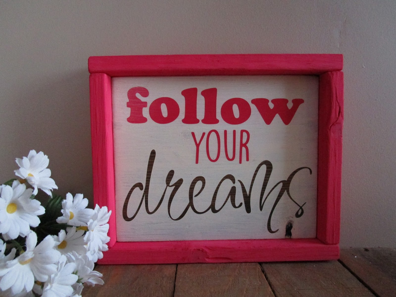 Northwoods Attic: Framed Hand Painted Wood Signs with Quotes