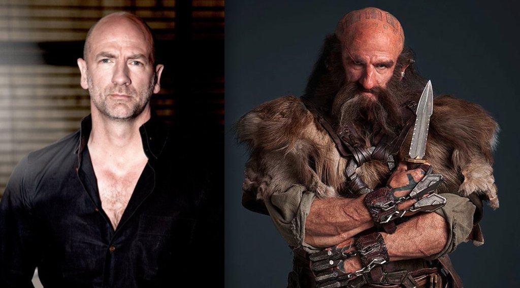 Dreamology: "The Hobbit": The Dwarf Cast (before and after make-up)