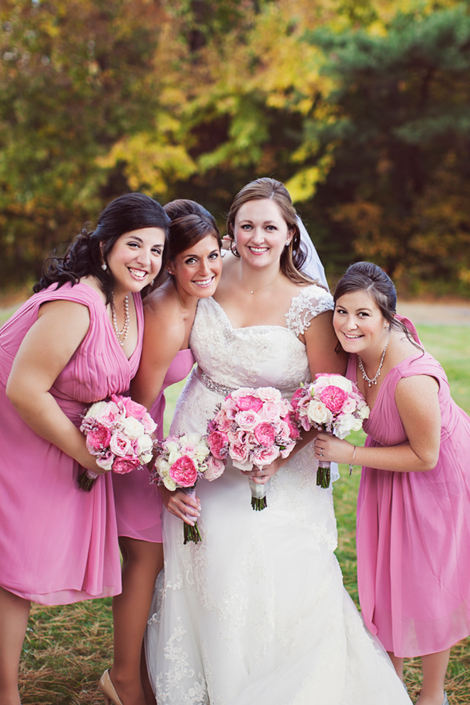 Vintage Pink Autumn Wedding - Belle The Magazine