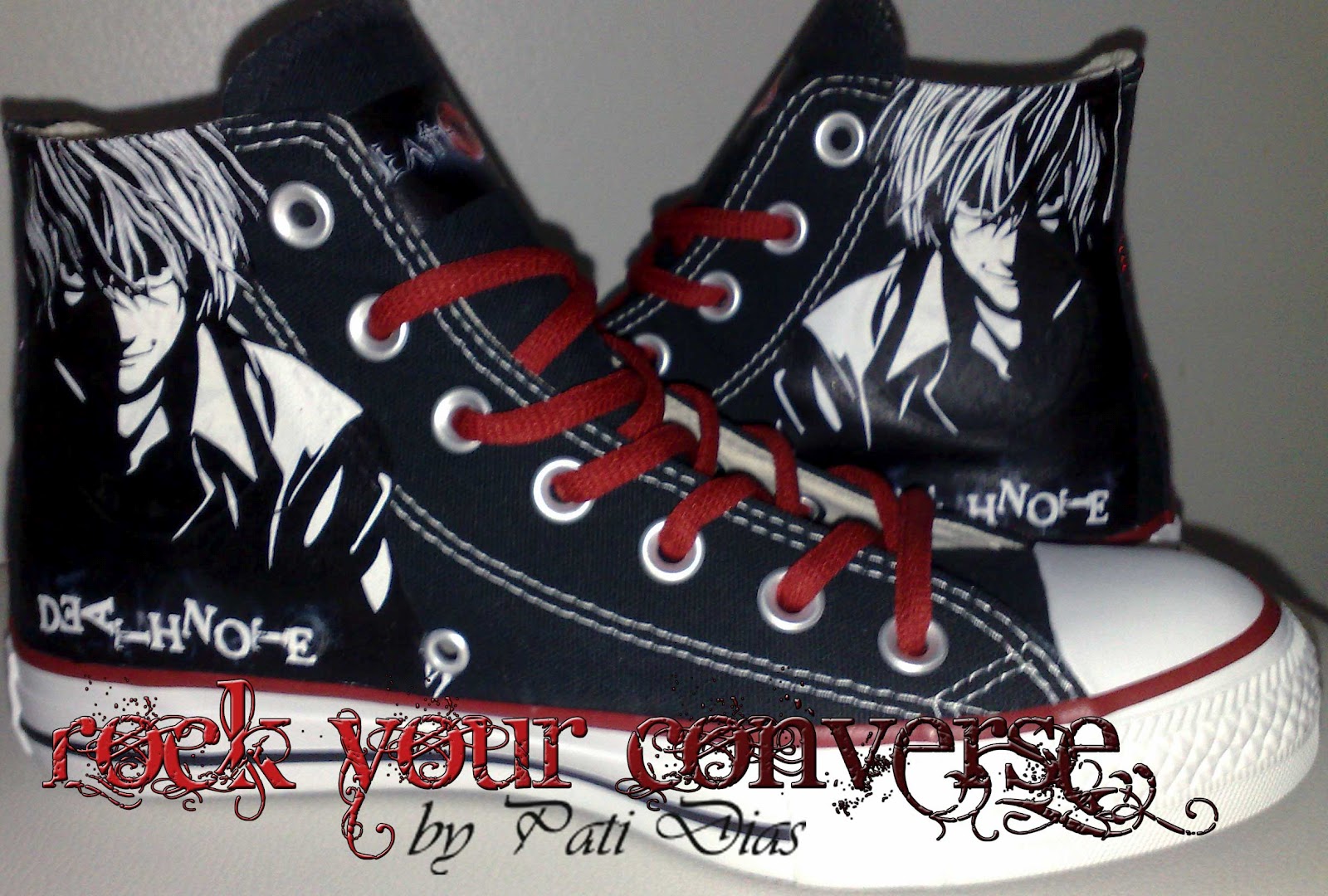 Converse All Star Customizado - Rock Your Converse!: Death Note (anime ...