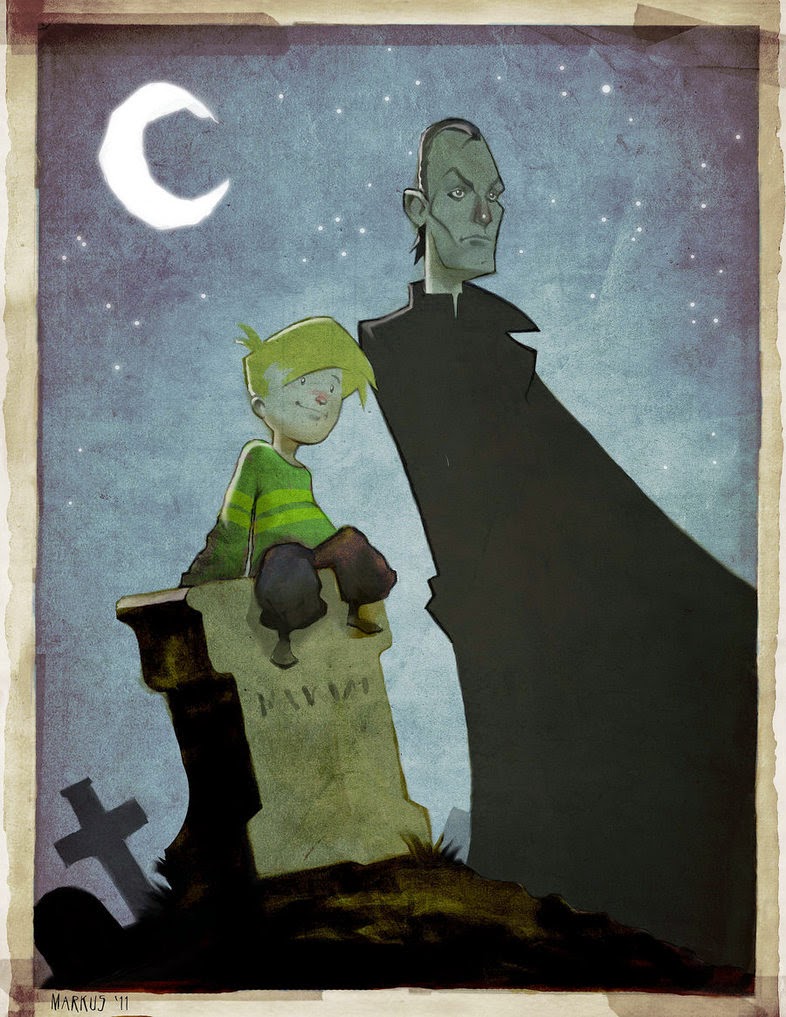Kami's Library Thoughts: Fan Art Friday: The Graveyard Book