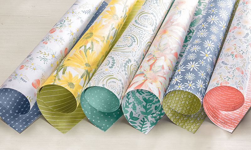 Delightful Daisy Designer Series paper is Big and Bold | Stamped ...