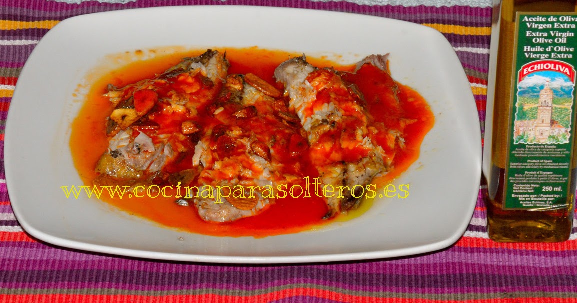 Jurel a la plancha en vinagreta de tomate | COCINA PARA SOLTEROS