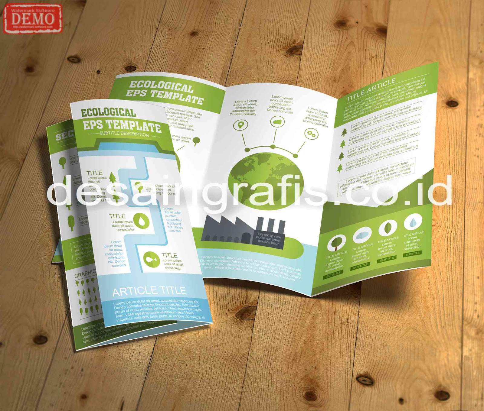 100 Desain BROSUR Lipat 3 CDR | Koleksi Desain Grafis: 100 Desain ...