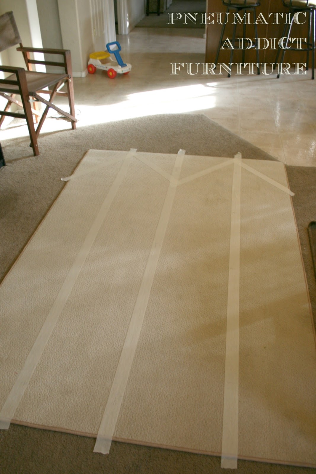 DIY Chevron Rug | Pneumatic Addict