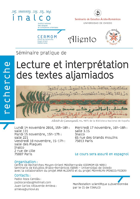Séminaire pratique de: Lecture et interprétation des textes aljamiados ...