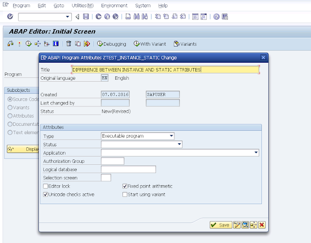 SAP TECH: Understanding Instance and Static Components