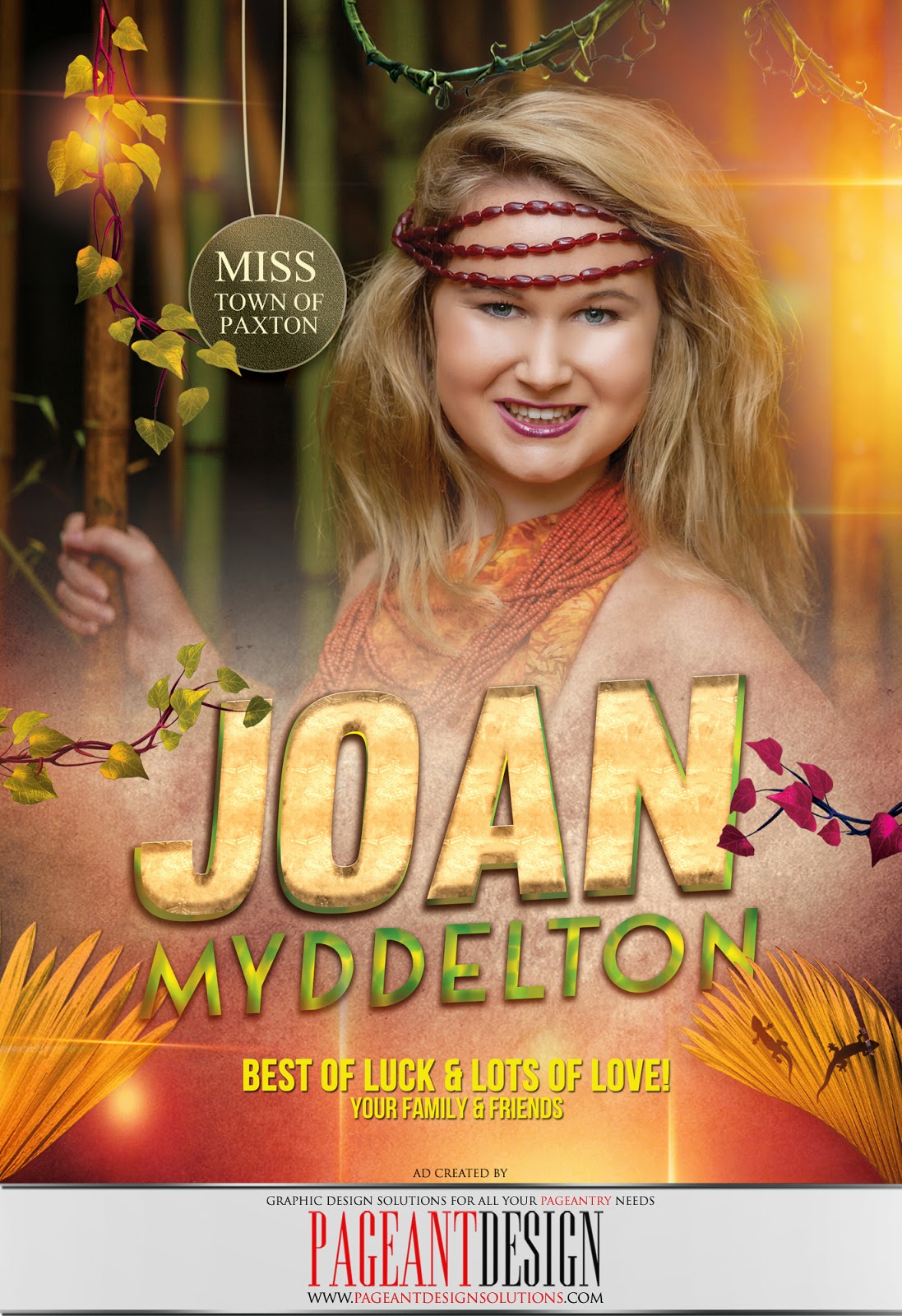 PAGEANT DESIGN | blog: Check Out Some Of Our Latest Pageant Ad Design ...