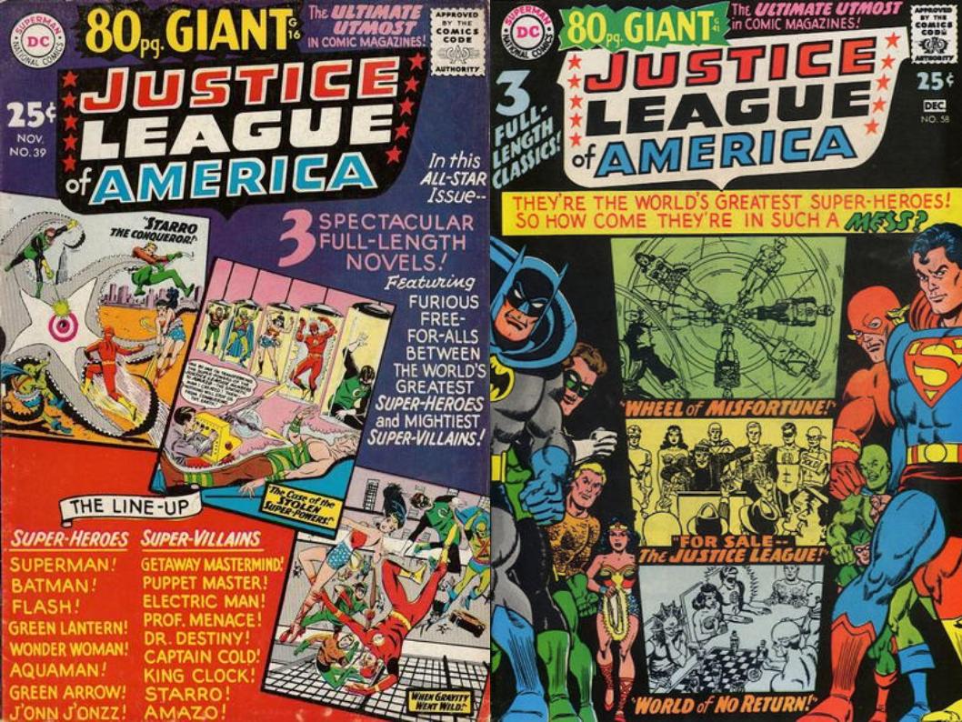 Dave's Comic Heroes Blog: Giant Justice League Of America The Second