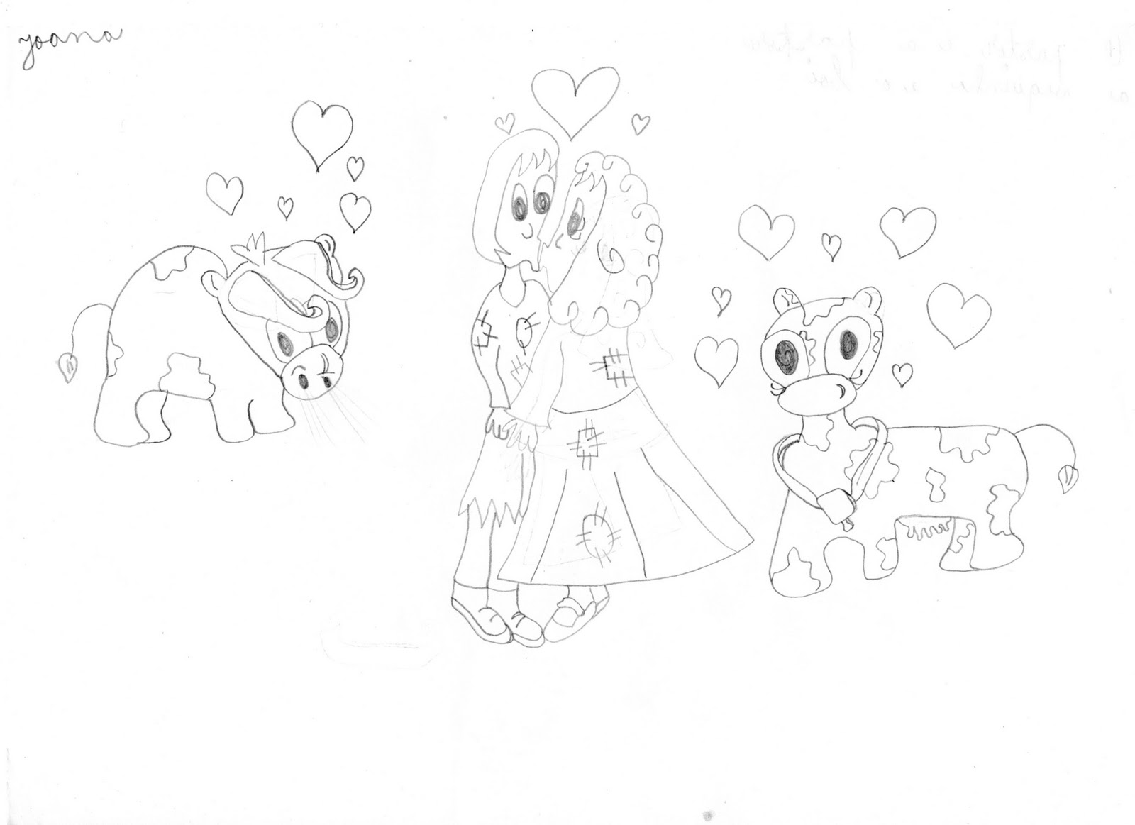 Vamos Pintar Desenhos: Os pastores apaixonados