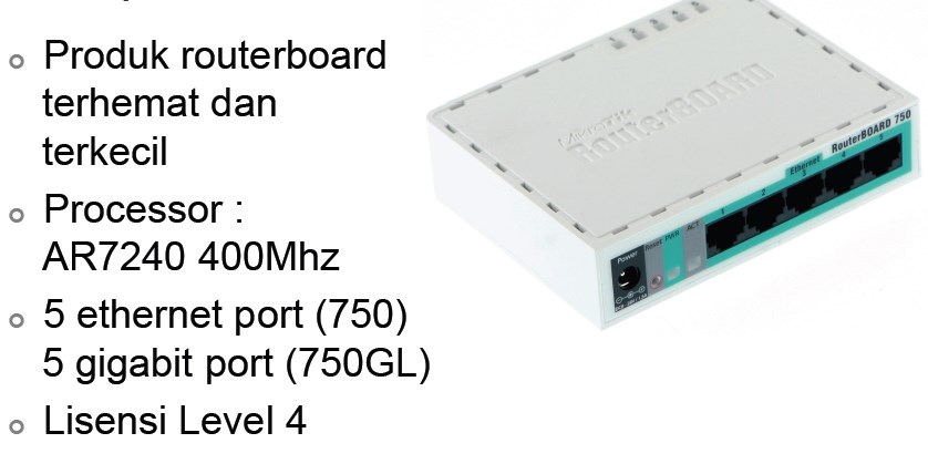 Jenis - Jenis pada MikroTik - Pemuda Teknologi