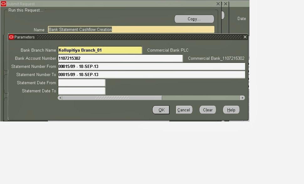 Oracle E Business Suite R12: Oracle EBS - Cash Management : Creating ...
