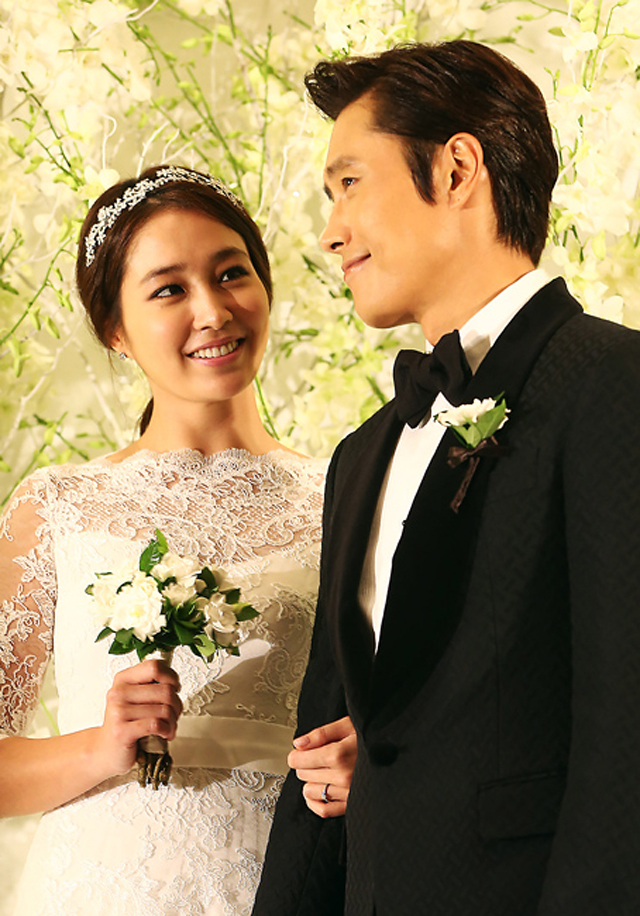 Lee Byung Hun ve Lee Min Jung Düğün Fotoğrafları