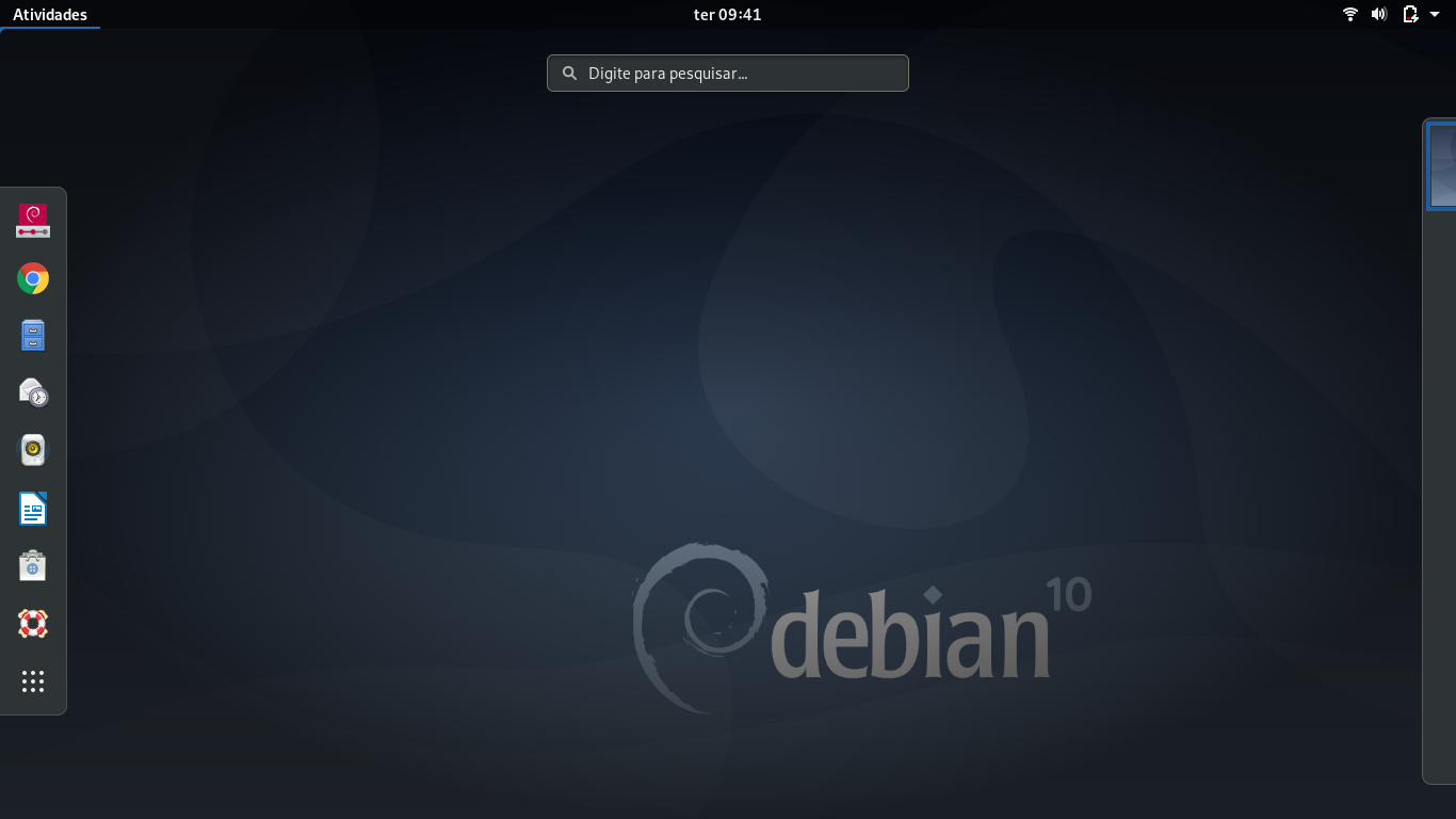 Debian Buster Gnome
