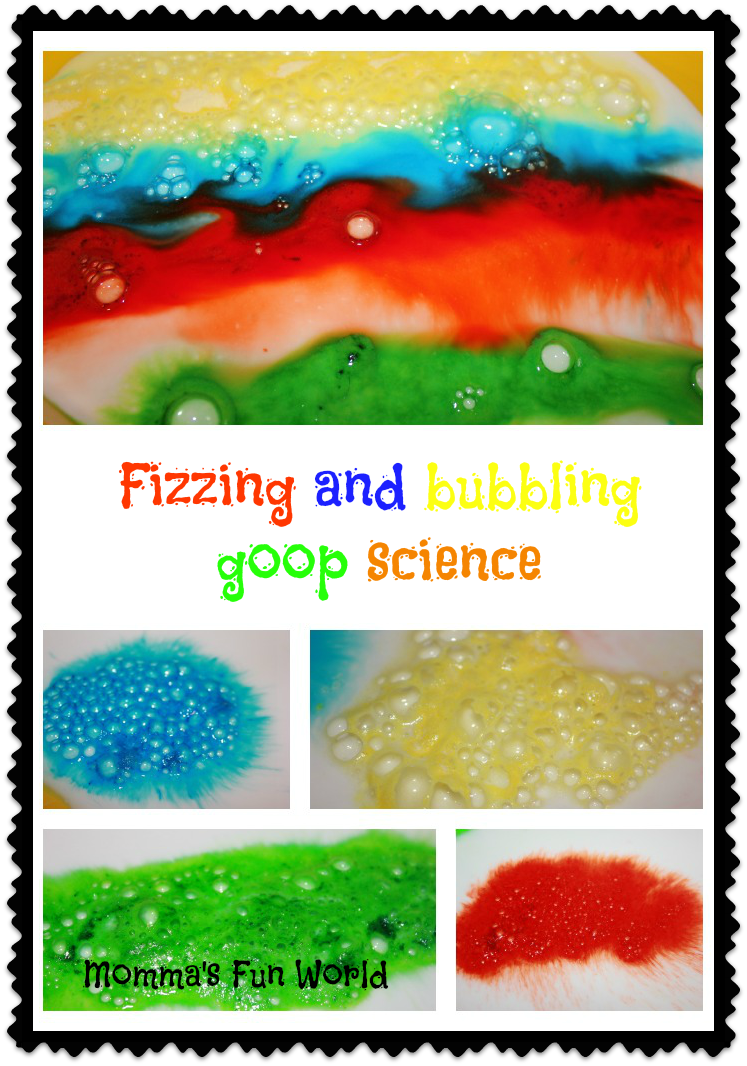 Momma's Fun World: Erupting Kool-Aid ice science and art