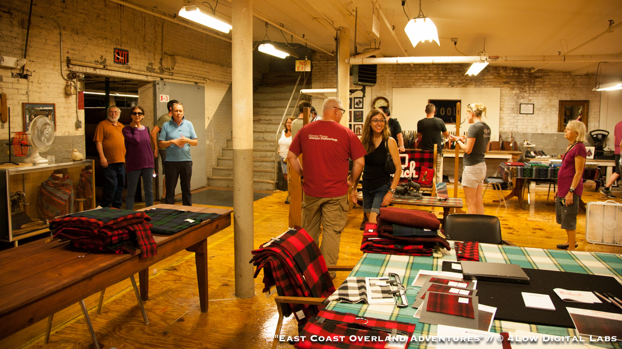 Woolrich Factory Tour (MAOF 2017) – East Coast Overland Adventures