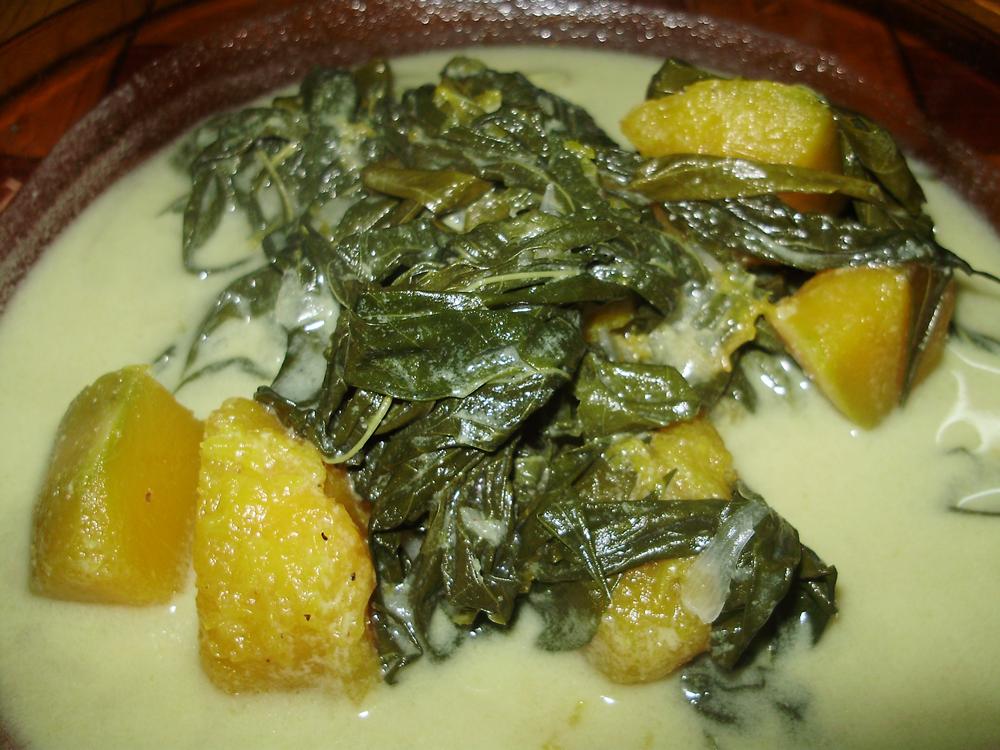 Neeja Shamiza: Sayur Lemak Pucuk Ubi Dengan Labu