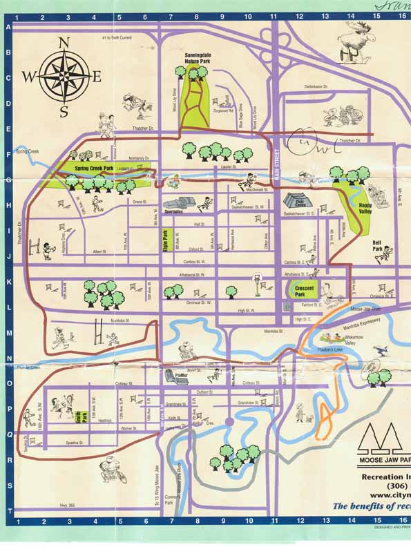 Cycling -- Somewhere !: Moose Jaw Circle