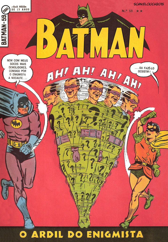 ROCK & QUADRINHOS SCANS: BATMAN 59-2ª SÉRIE(EBAL)-1966