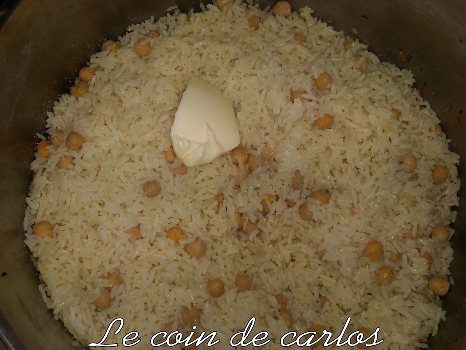 Le coin de Carlos: Riz aux pois chiches
