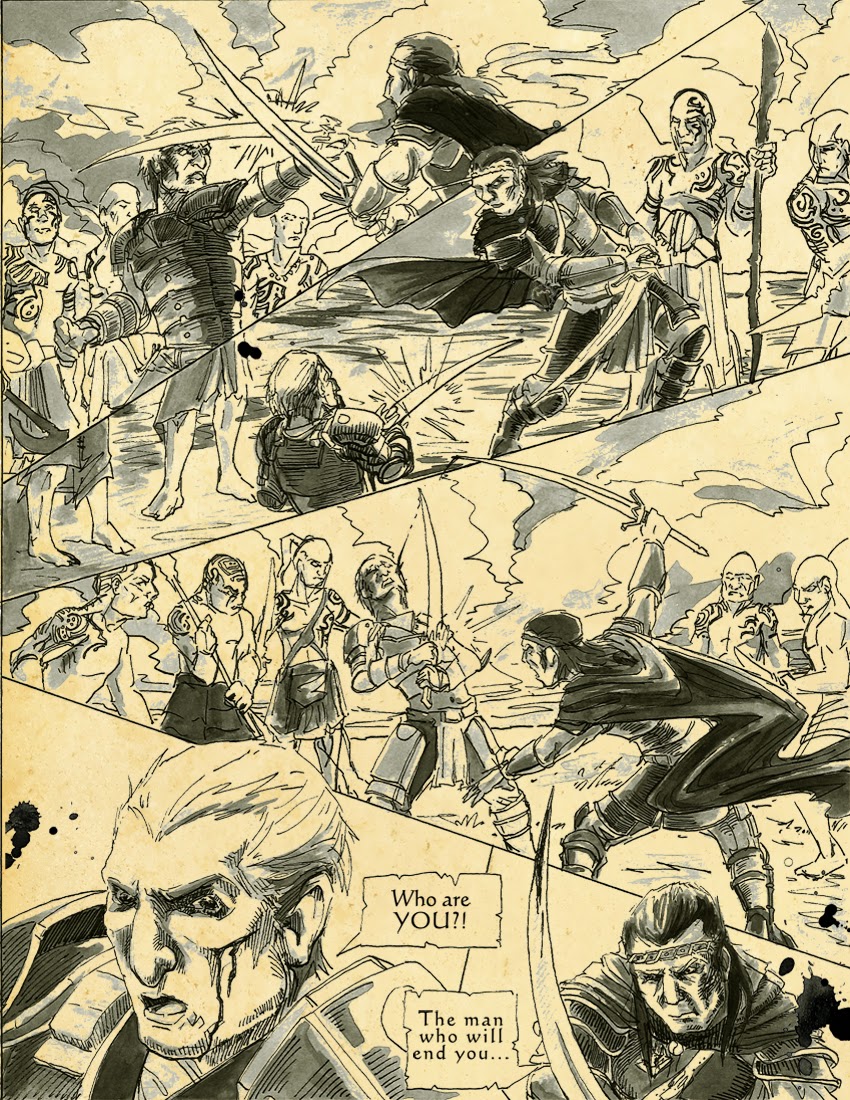 Illustrations by Ian: Wheel of Time: Lan vs Demandred *Spoilers*