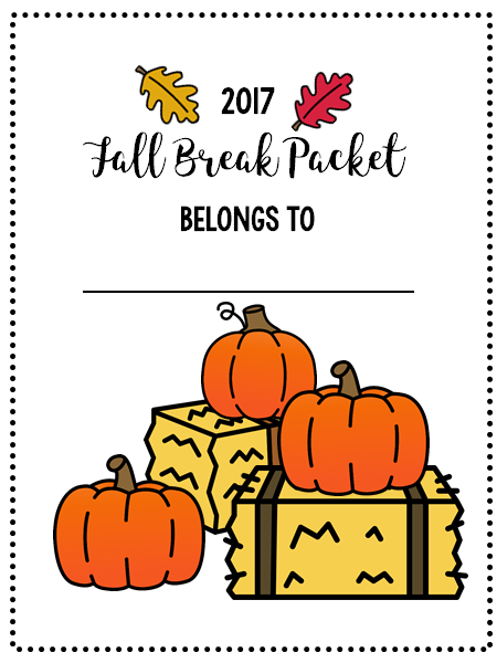 Kelly McCown: Fall NO PREP Math Packet FREEBIE