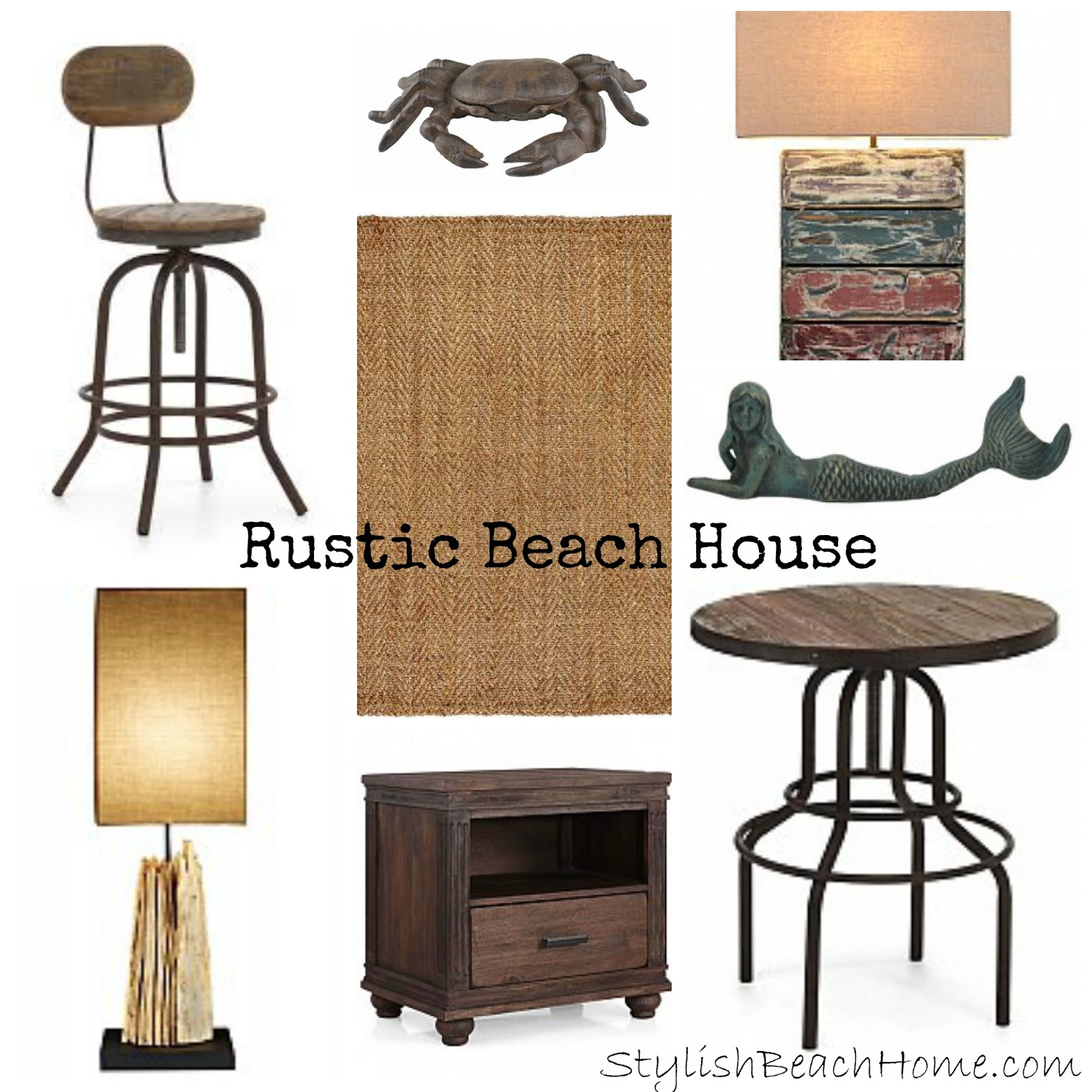 StylishBeachHome.com: Rustic Beach House
