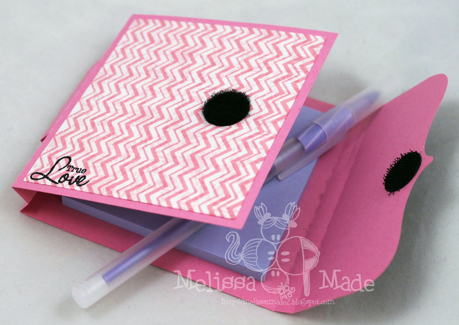 Melissa Made: Scribble Pad using SP and Company Stamps and Ink