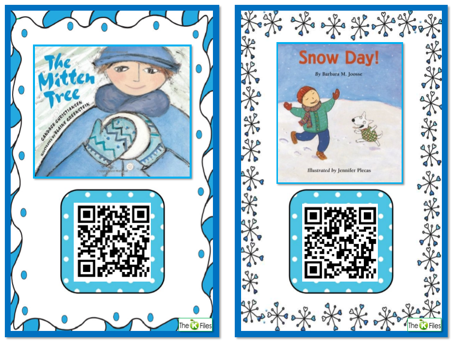 The K Files: January Listening Center with QR Codes