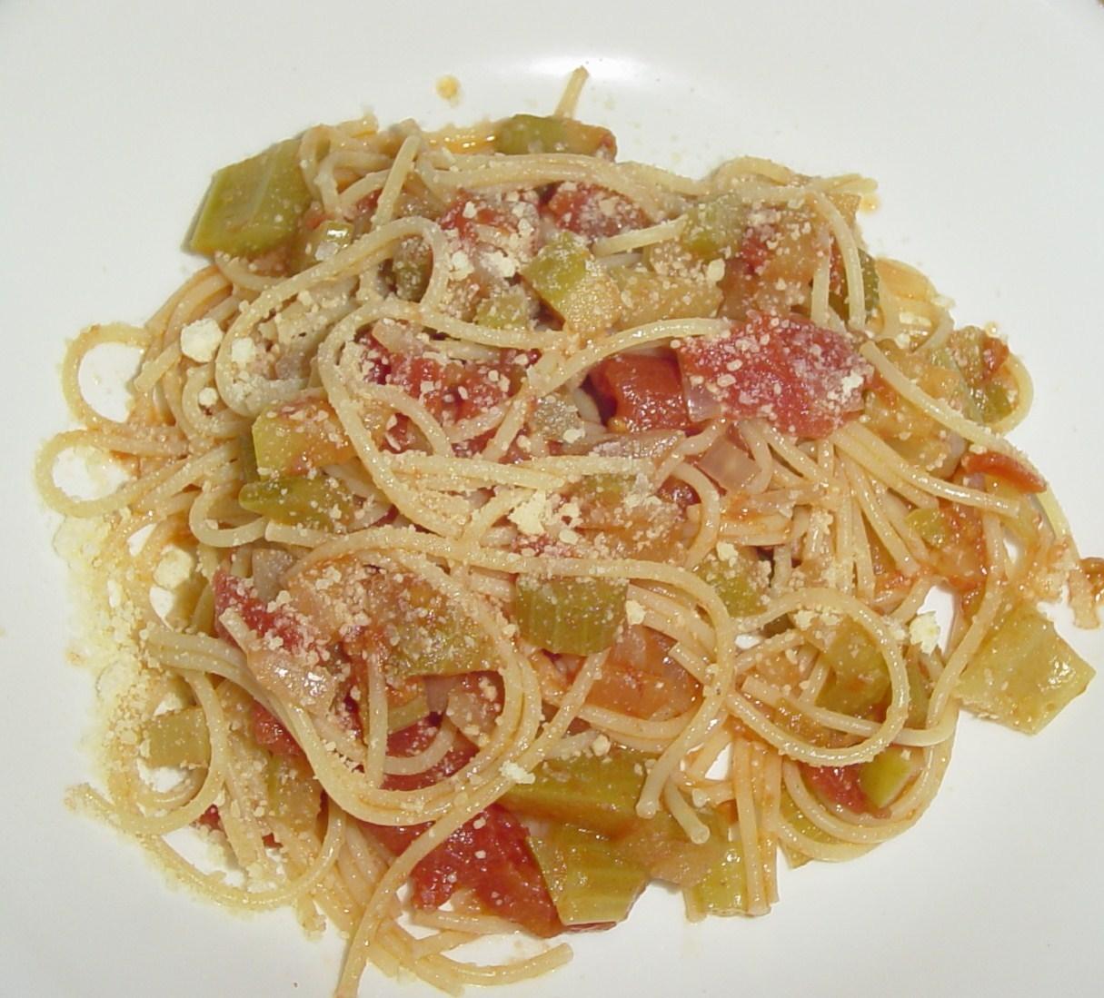Old New England Recipes: Spaghetti con salsa di Pomodorie e Mele