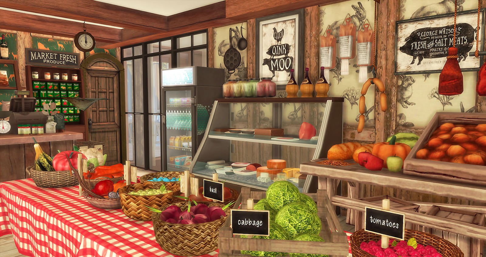Sims 4 Farmer's Market 農莊的小市場 [Ruby Red Sims]