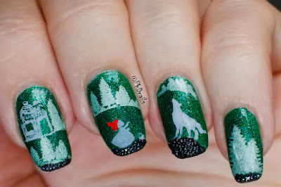 PhD nails: Stamping nail art with Picture polish Hercynia and caviar ...