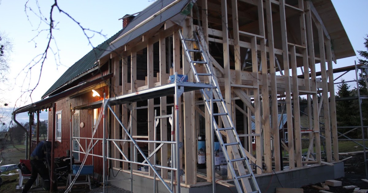 Emmas Jämtländska tillvaro: Bygga ut huset