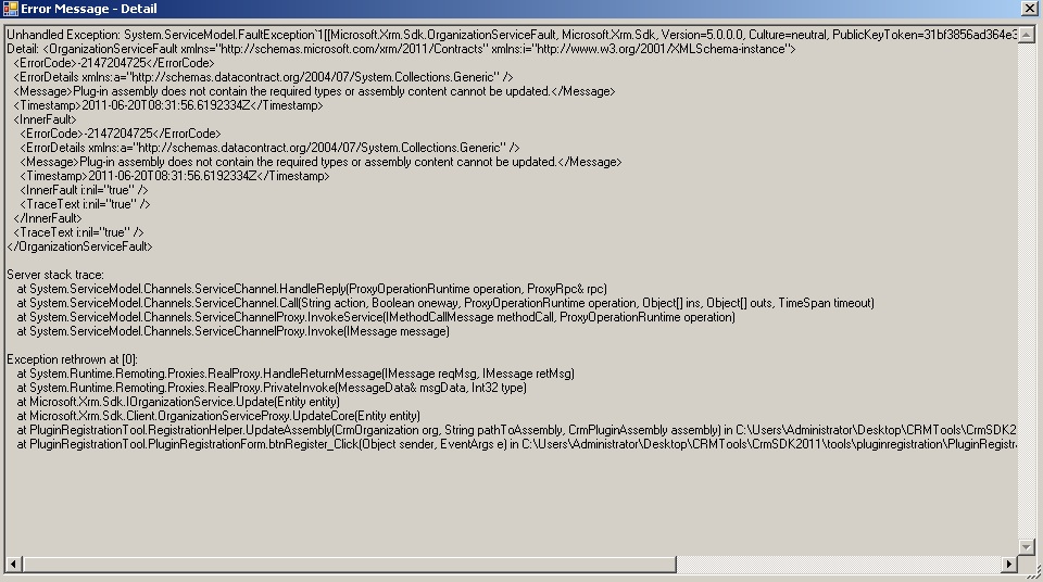 Microsoft Azure & Dynamics 365 CRM -Learn The Ropes: "Plug-in assembly ...