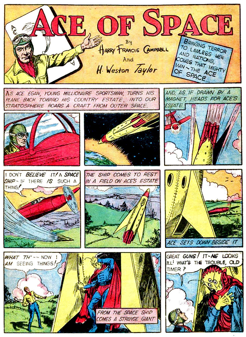 Pappy's Golden Age Comics Blogzine: Number 1379: Ace of Space, meet ...