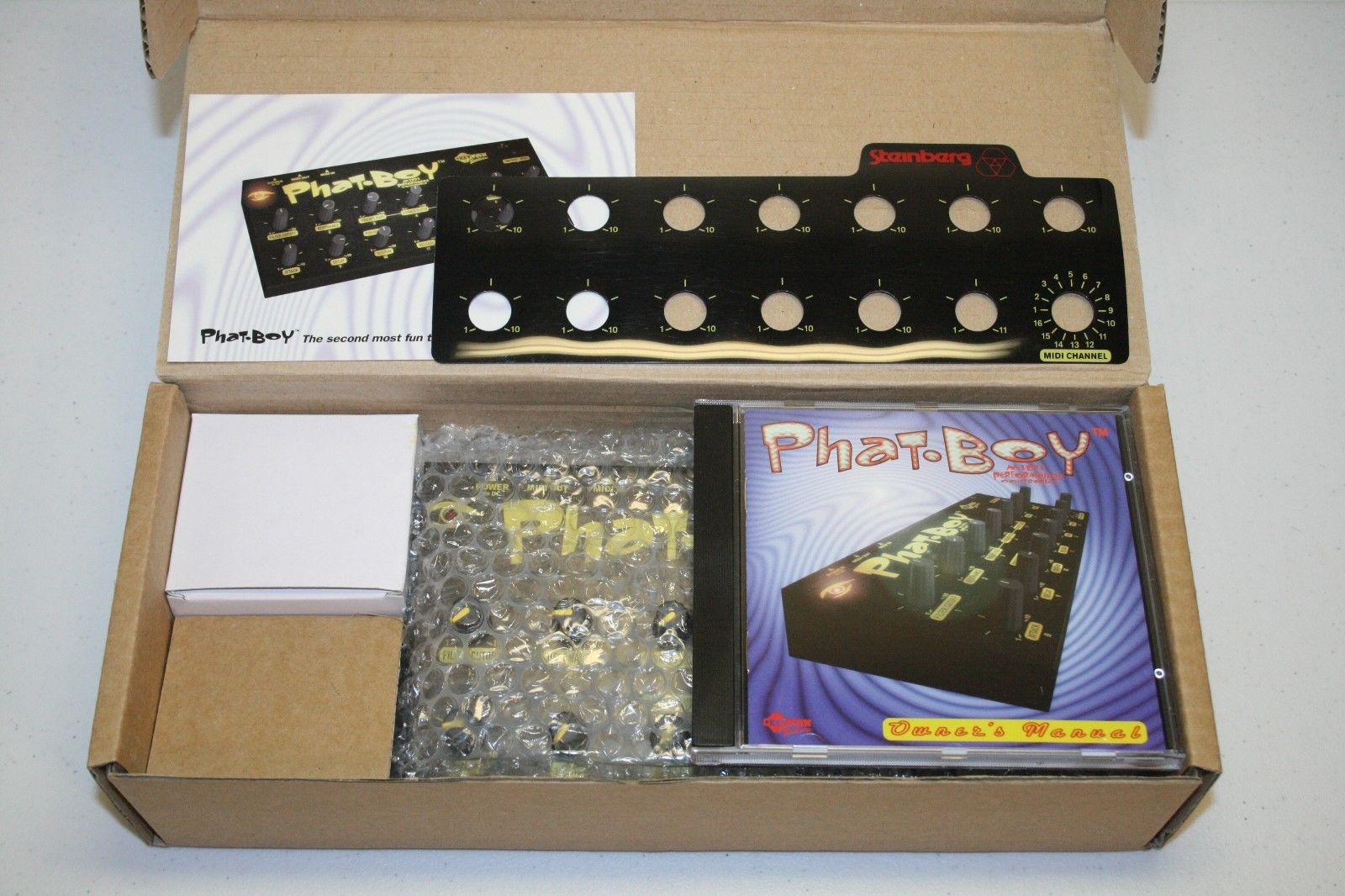 MATRIXSYNTH: KEYFAX Phat Boy MIDI Hardware Controller with Original Box ...