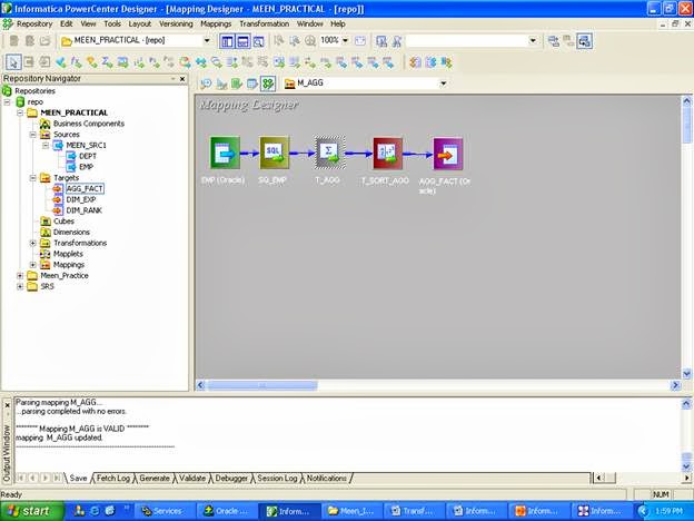 Aggregator Transformation in Informatica