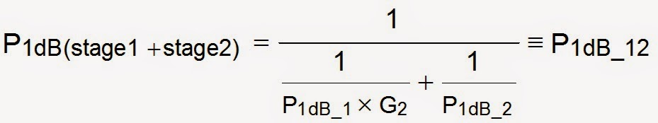 Yufan-fansbook: [通訊系統技術]-在Excel中計算串接系統之功率1dB壓縮點_01-Cascade P1dB Calculation in Excel_01