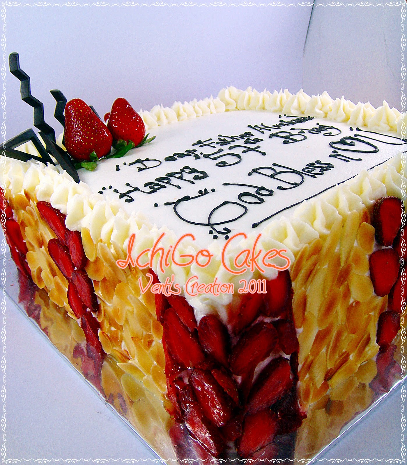 IchiGo Cakes by Venti: Fruit Cake for Mr. Akong