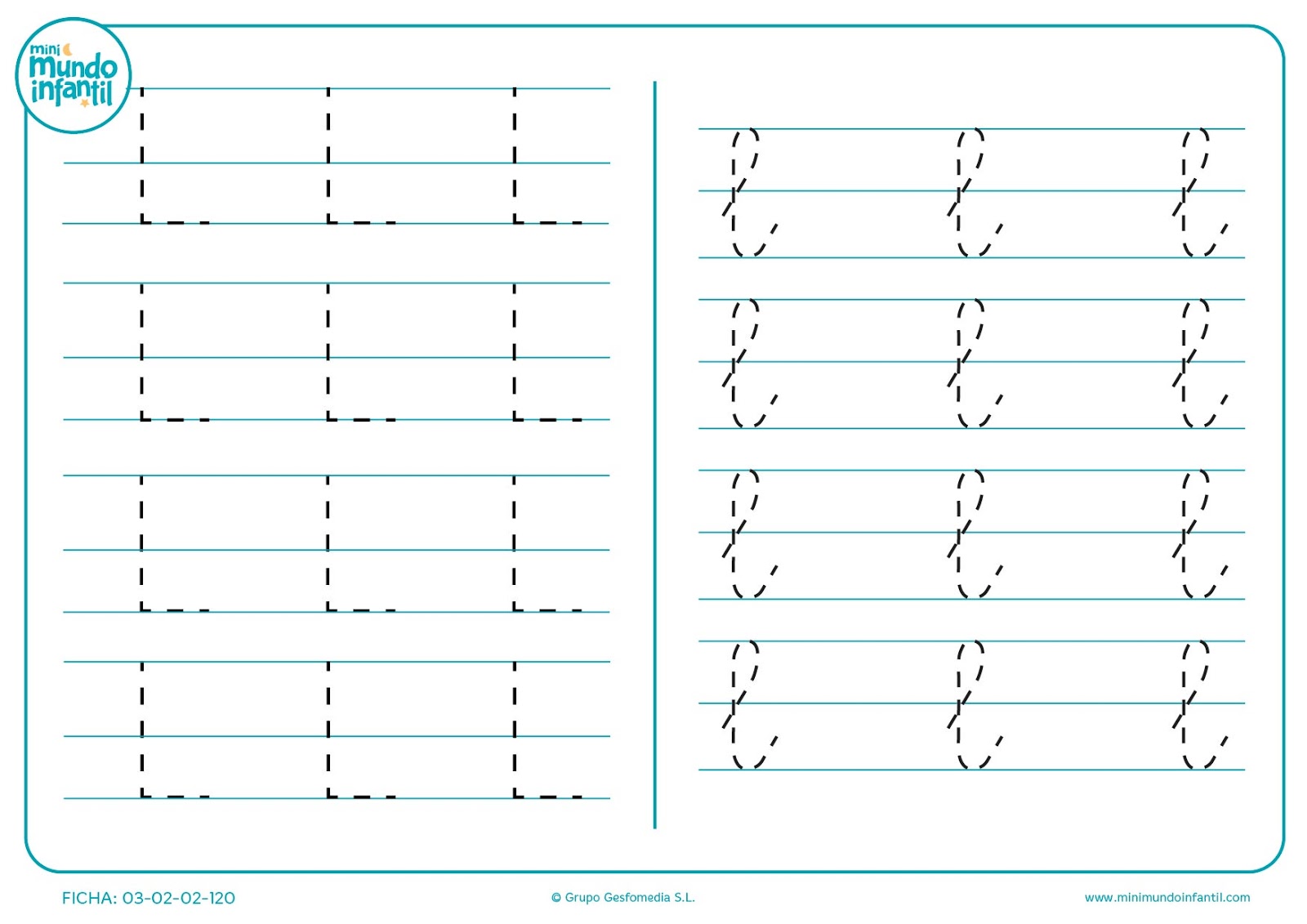 "Nuestro pequeblog": Letra L,l